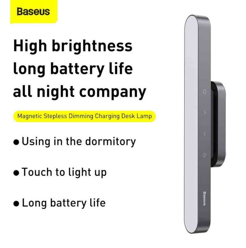 Jual Baseus Magnetic Stepless Dimming Lighting Pro Desk Lamp Led Lampu ...