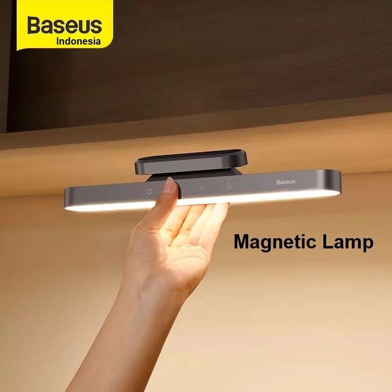 Jual Baseus Magnetic Stepless Dimming Lighting Pro Desk Lamp Led Lampu ...