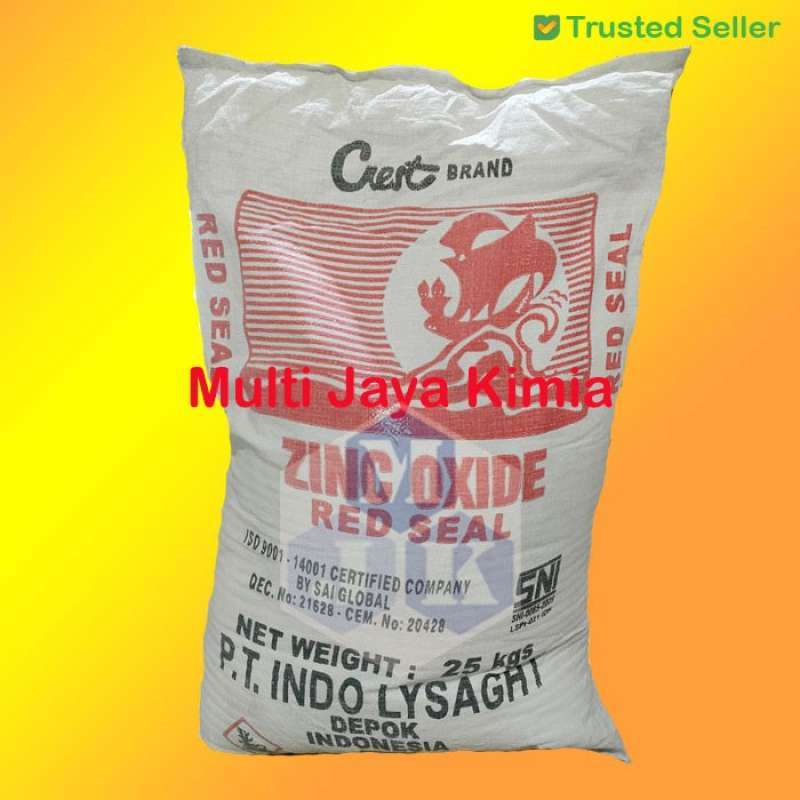 Promo Zinc Oxide Red Seal 25kg Diskon 33% Di Seller Lucky_vania - Tugu ...