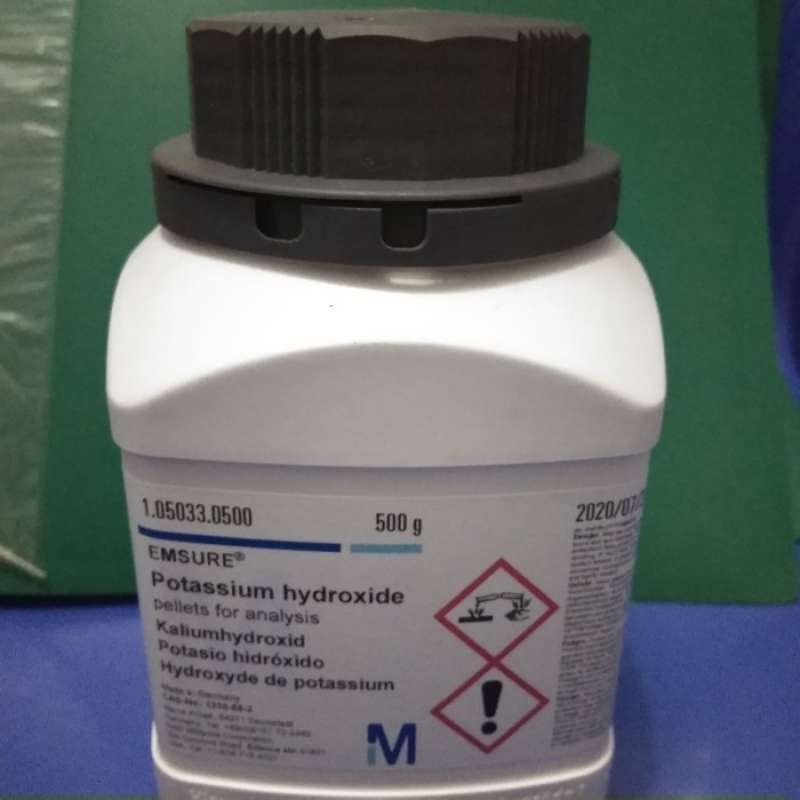Promo Koh. Potassium Hydroxide Merck. Cat 105033. Pack 500g Diskon 33% ...