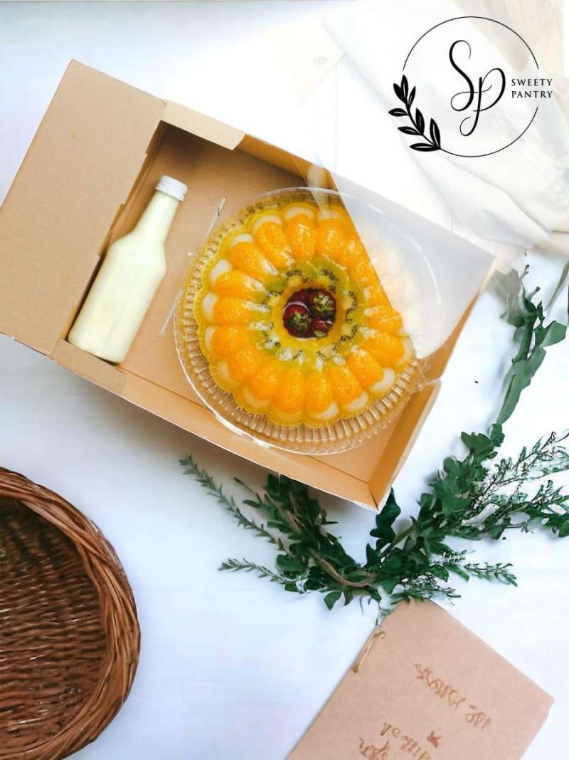 Jual Dus Box Pudding Packaging Kotak Kue Puding Sekat Window Mika Di ...