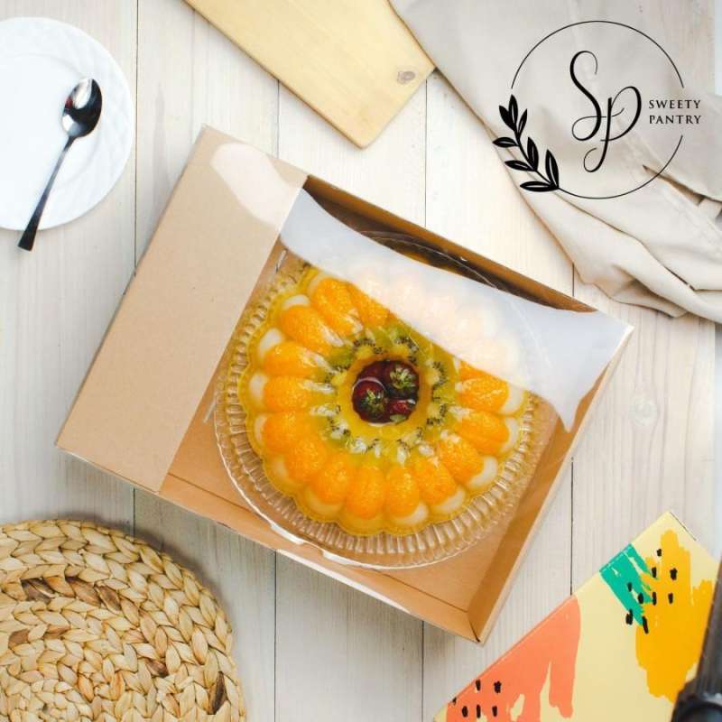 Jual Dus Box Pudding Packaging Kotak Kue Puding Sekat Window Mika Di ...