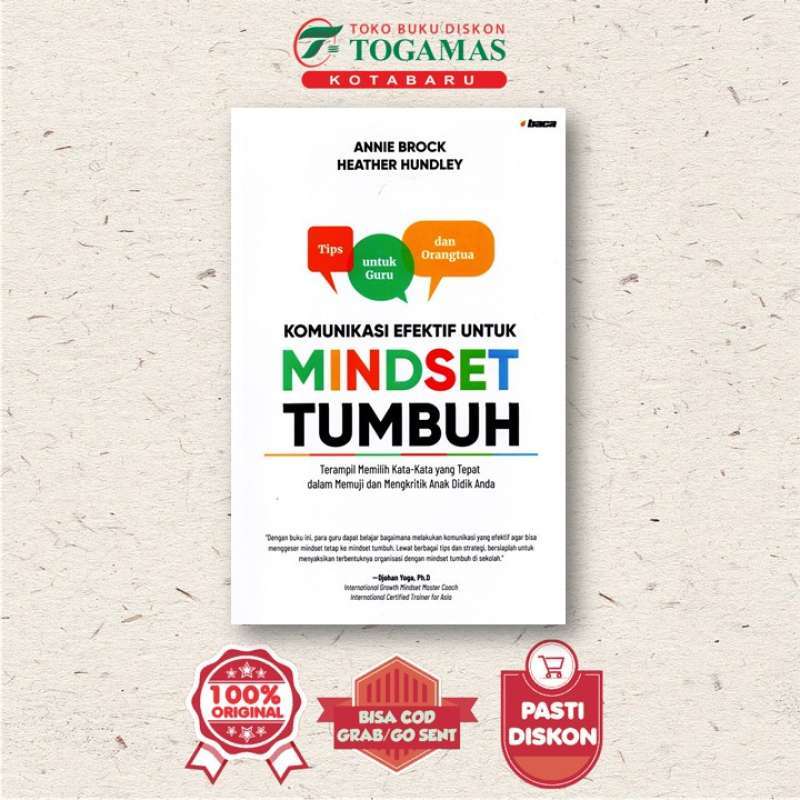 Jual Komunikasi Efektif Untuk Mindset Tumbuh - Djohan Yoga, Ph.d Di Seller Togamas Kotabaru ...
