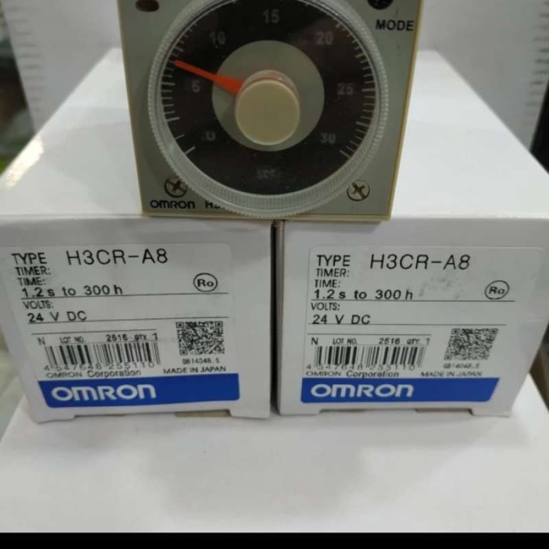 Promo Timer Omron H3cr-a8/a8 100-220vac Plus Socket/timer 220v Terbaik ...