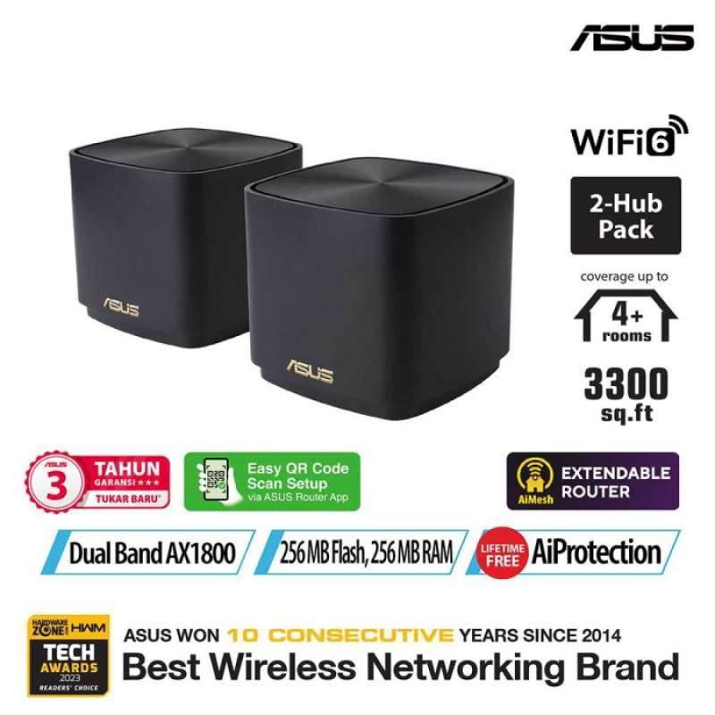 Jual Asus Zenwifi Ax Mini Xd4 Ax1800 Ultimate Wifi 6 Mesh Router Di ...