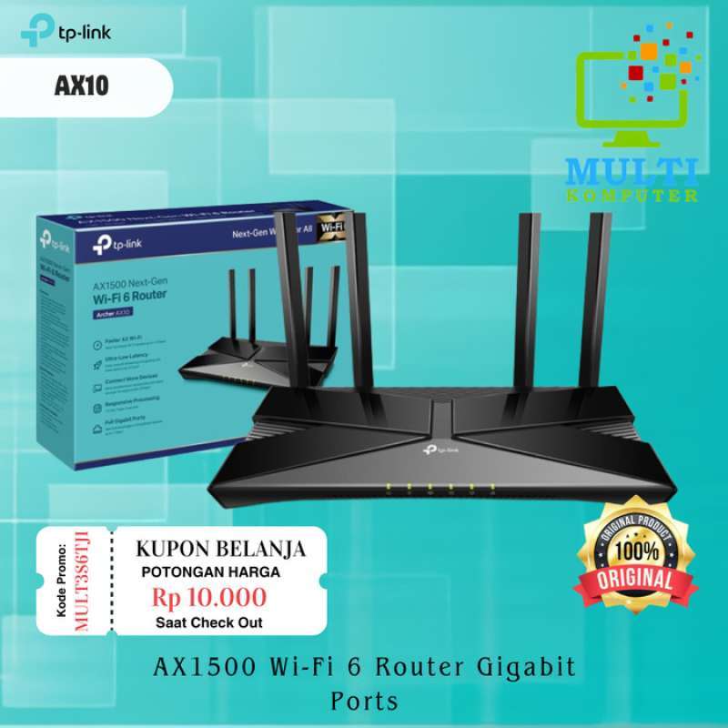 Jual Tp-link Archer Ax10 Ax1500 Wi-fi 6 Router Tplink Di Seller Velvet ...