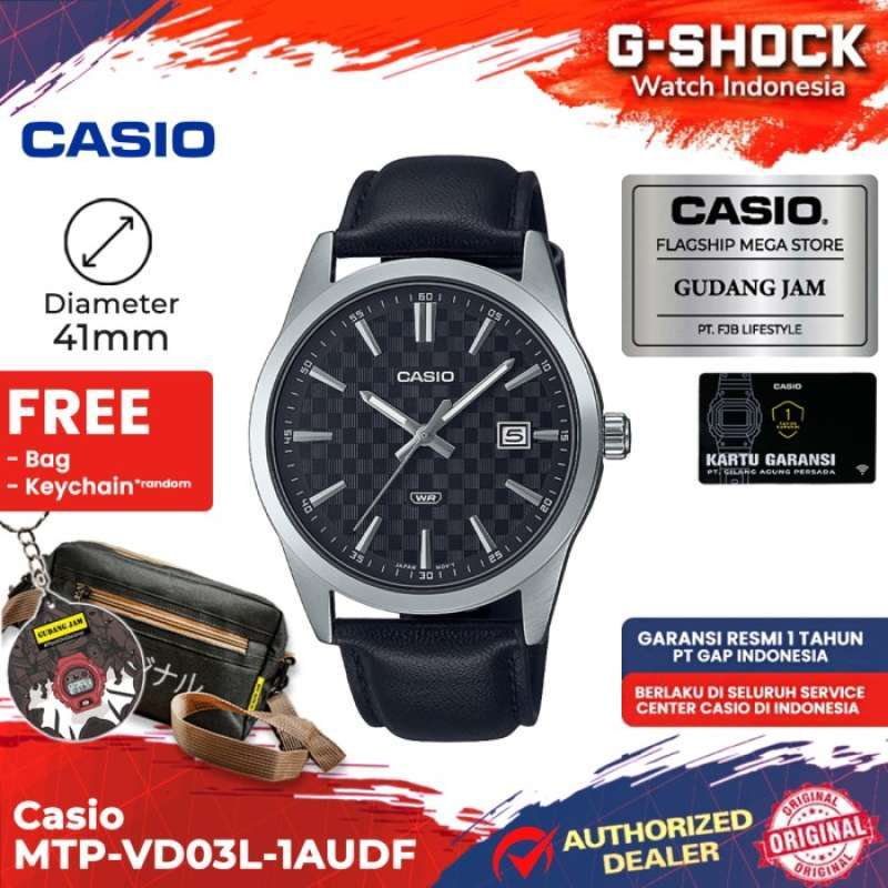 Jual Casio General Mtp-vd03l-1audf Mtp-vd03l Mtp-vd03 Mtpvd03l Mtp ...