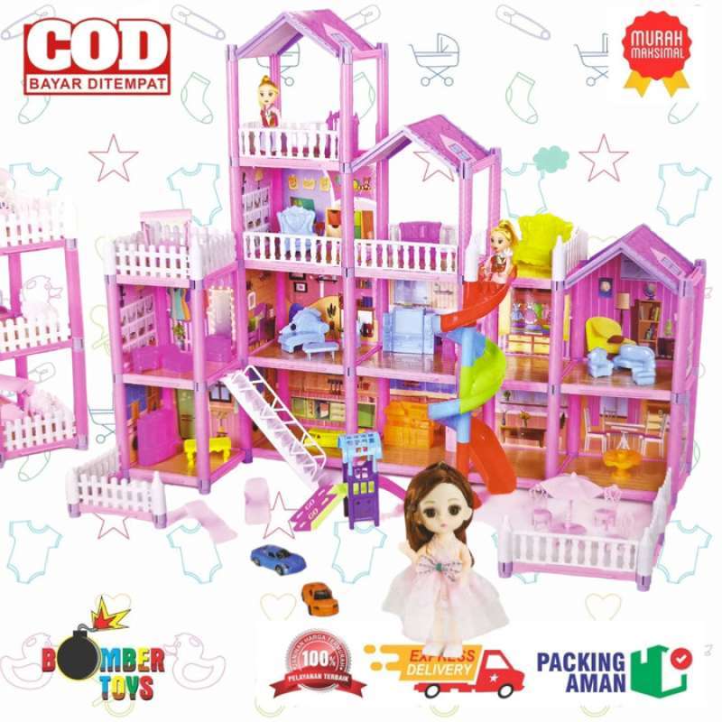 Jual Mainan Anak Diy Happy Hours Rumah Barbie Jumbo Besar Detail Kado ... Jual Mainan Anak Diy Happy Hours Rumah Barbie Jumbo Besar Detail Kado ...