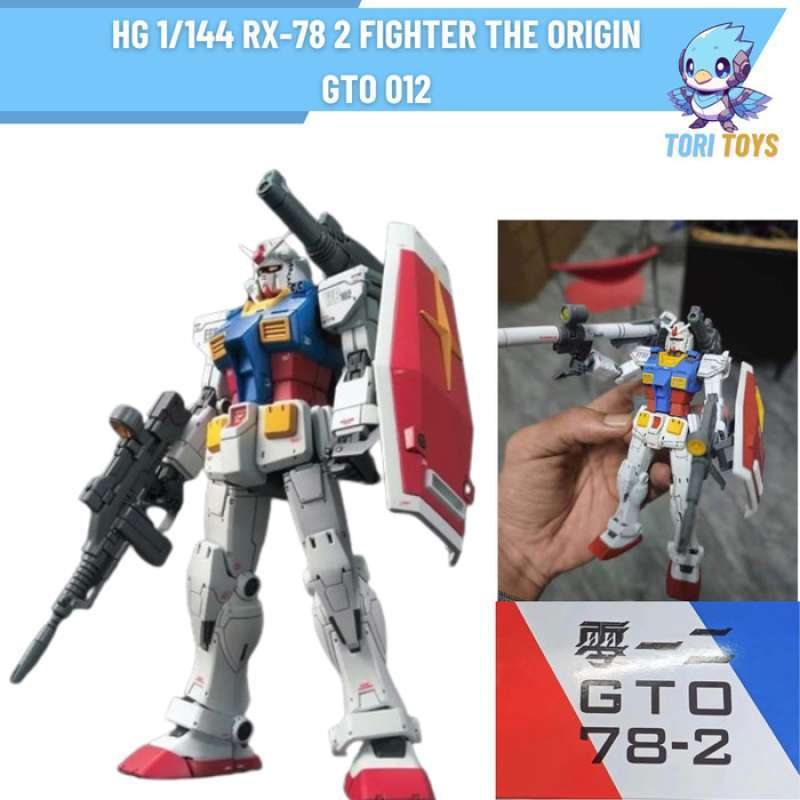Jual Hg 1/144 Rx 78 2 Fighter The Origin Gto 012 Rx-78 Yi Ling Er Model Kit Di Seller Velvet ...