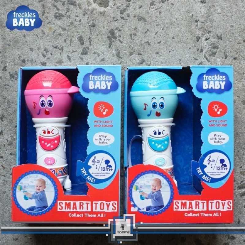 Jual Freckles Baby Smart Toys Microphone Bisa Rekam Suara Mainan Mic ...