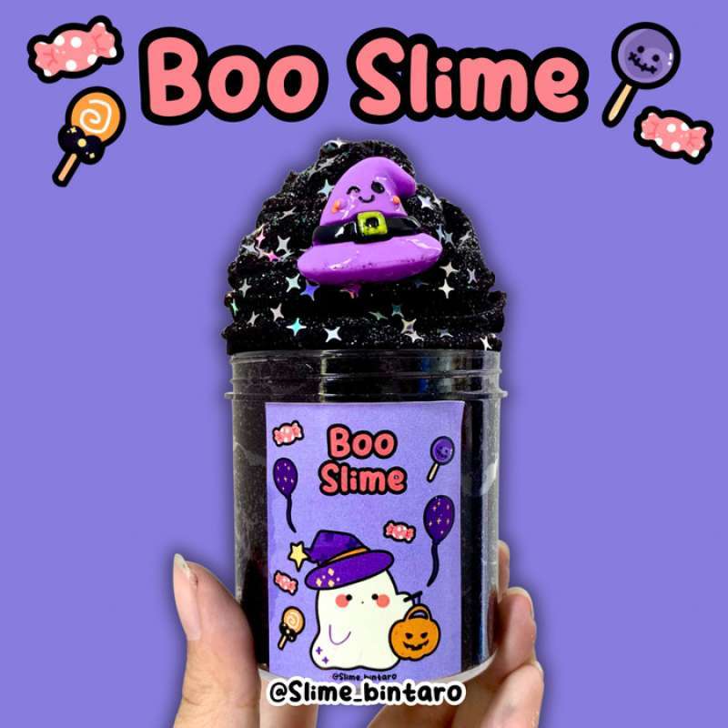 Jual Cloud Icee Boo Slime Edition Halloween By Slime Bintaro || Cloud ...
