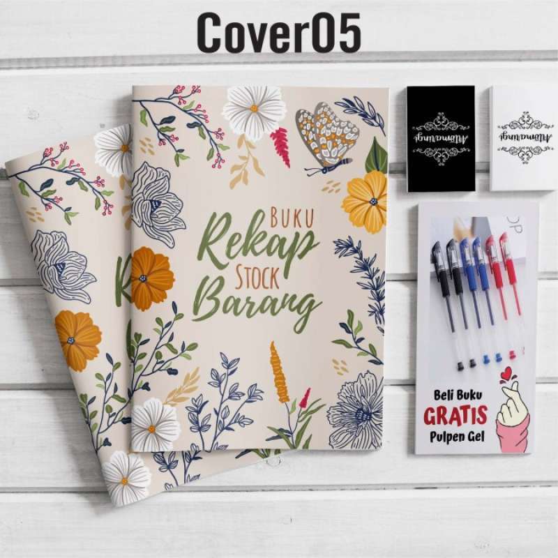Jual Buku Rekap Stok Barang / Buku Kas Beli 2 Buku Gratis 1 Pen Gel 005 ...
