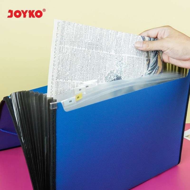 Jual Joyko Expanding File Folio F4 13 Pockets / Map Harmonika Ef-2538 ...