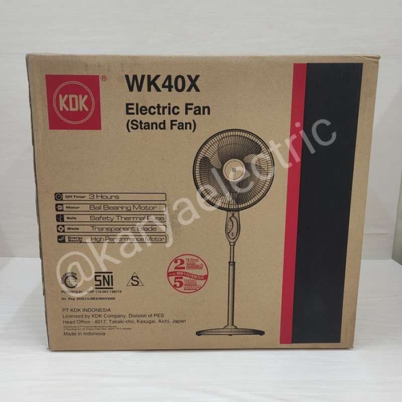 Promo Kdk Stand Fan Timer Garansi / Kipas Angin Berdiri Wk40x 16 ...