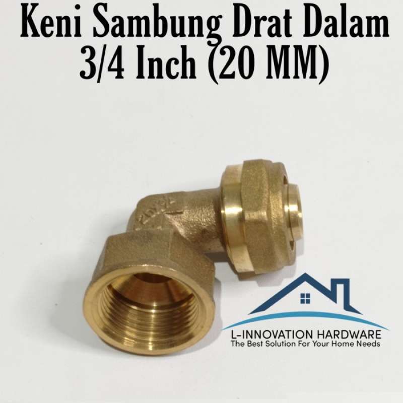 Promo Keni Elbow Sambung Drat Dalam 3/4 Fitting Sambungan Pipa Air Panas Diskon 23% Di Seller My ...