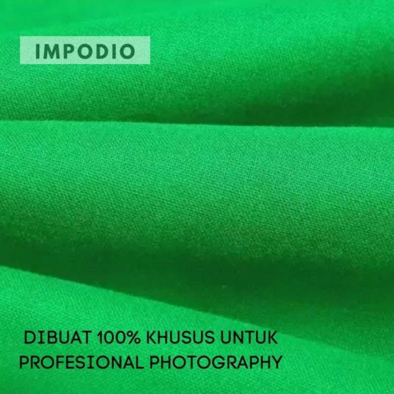 Jual Greenscreen Kain Hijau Impodio Profesional Studio Grade - Lebar 3m ...