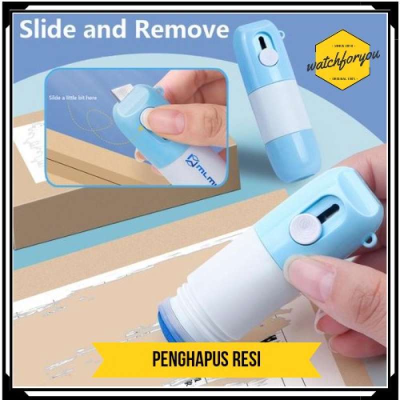 Jual Stempel Penghapus Hapus Resi Stamp Data Alamat + Cutter Pembuka ...