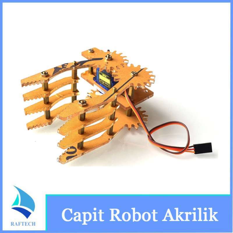 Jual Mechanical Claw Grabber Gripper Steering Gear Arm Jari Capit Robot ...