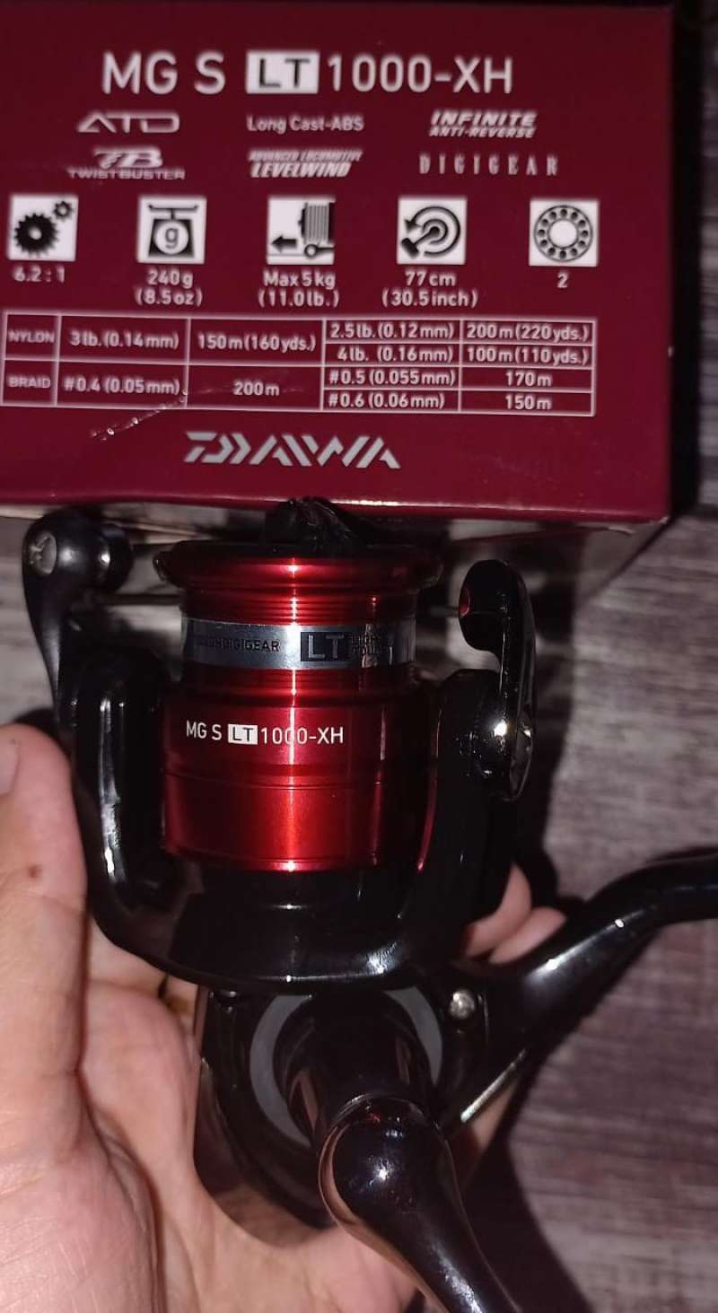 Jual Reel Daiwa Mg S Lt Spinning Salt Water Pilih Ukuran Ready 1000 Sd 6000 - Mg S Lt 4000cxh Di ...