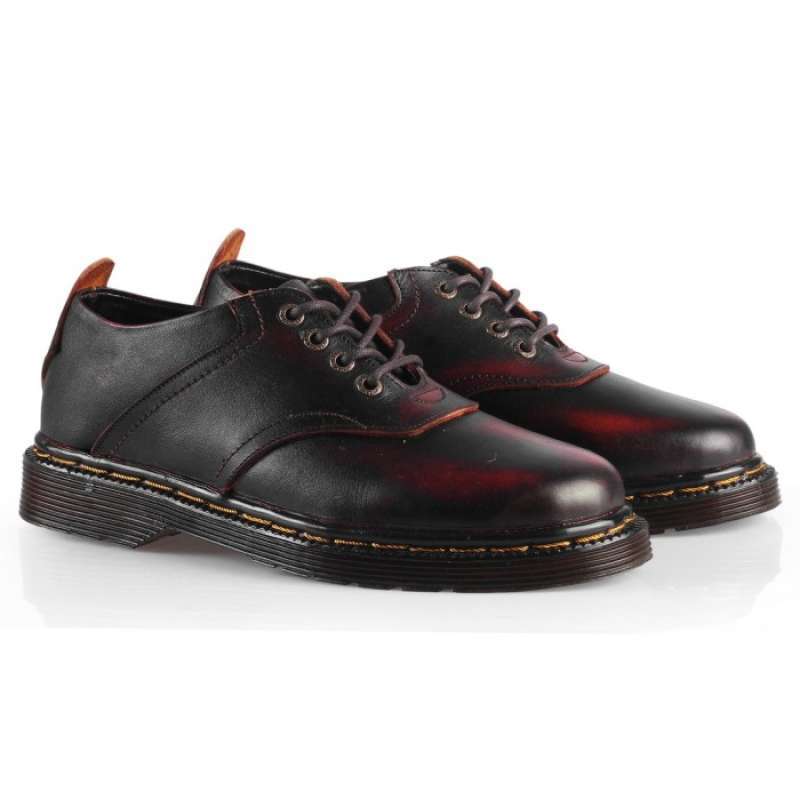Promo Sepatu Boots Pria Kulit Azcost Edward Burgundy O.r.ig.in.al ...