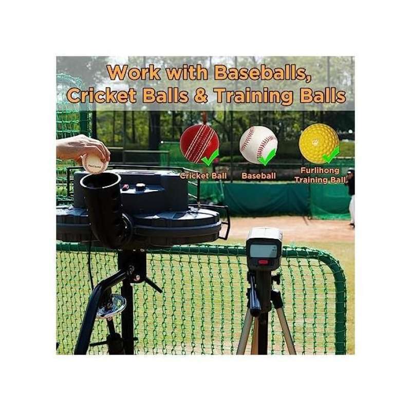 Jual Furlihong 777bha 2 In 1 Baseball Cricket Pitching Machine Angle ...