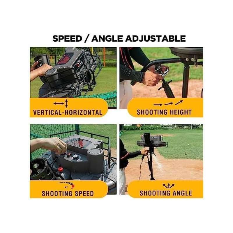 Jual Furlihong 777bha 2 In 1 Baseball Cricket Pitching Machine Angle ...