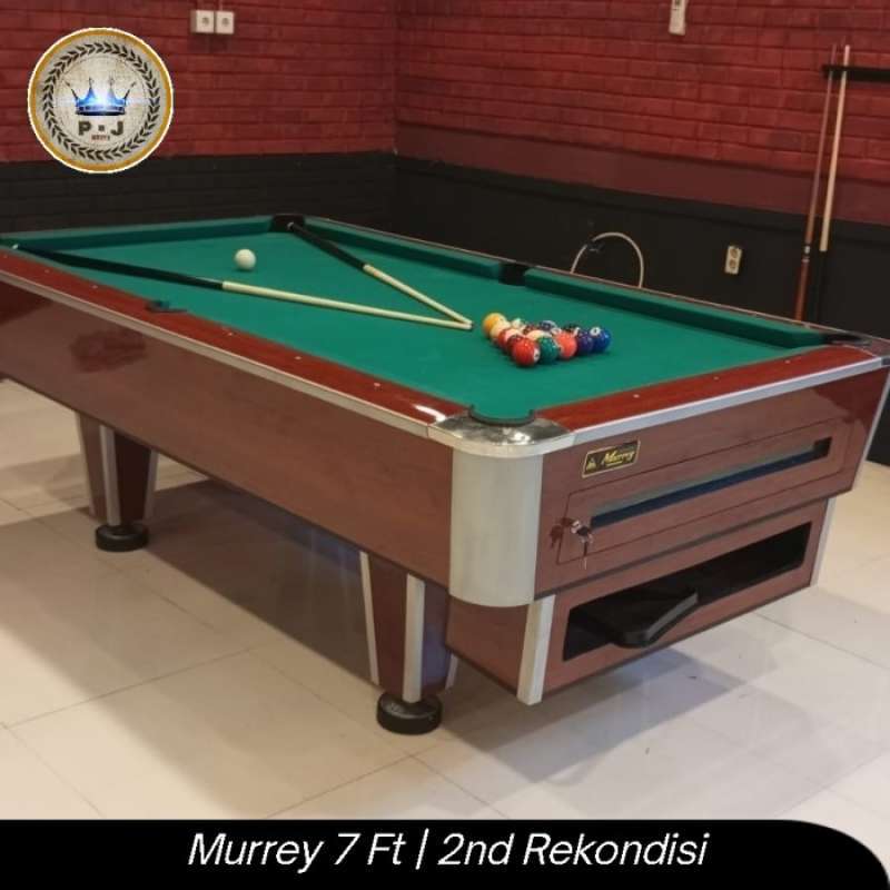 Jual Meja Billiard | Murrey 7 Feet | Slate Stone | Batu Hitam Di Seller ...