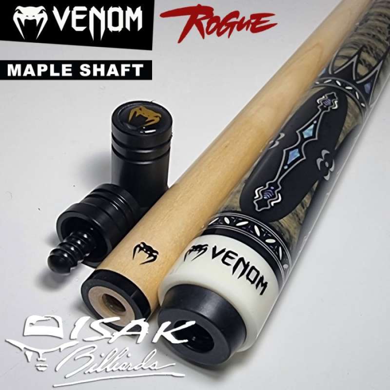 Jual Venom Rogue Rog-05 Pool Cue - Radial Maple Carbon Ext Stick ...