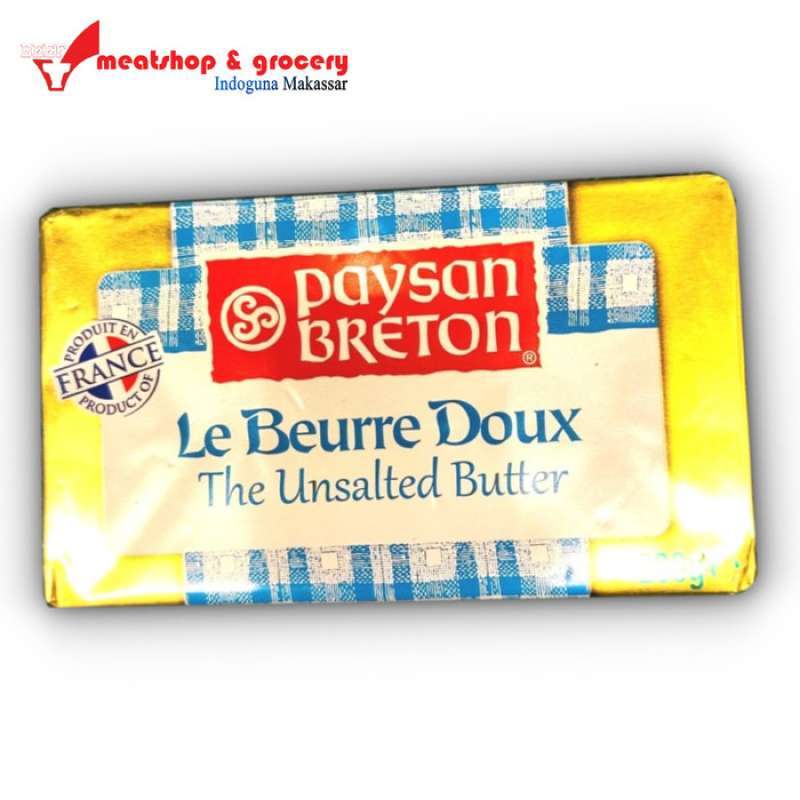 Promo Butter - Payson Breton - Unsalted Butter - 200gr Diskon 23% Di ...