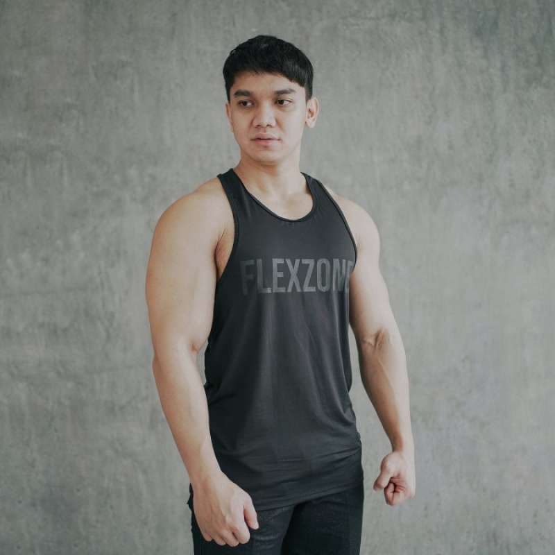 Jual Flexzone Stringer Gym Sport Basic Series Fss-028 - M Hitam Di ...