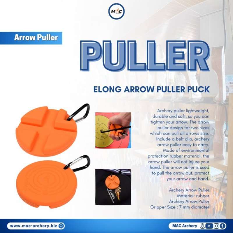 Jual Arrow Puller Elong Puck Pencabut Arrow Target Busur Panahan Anak Panah - Puck Black Di ...