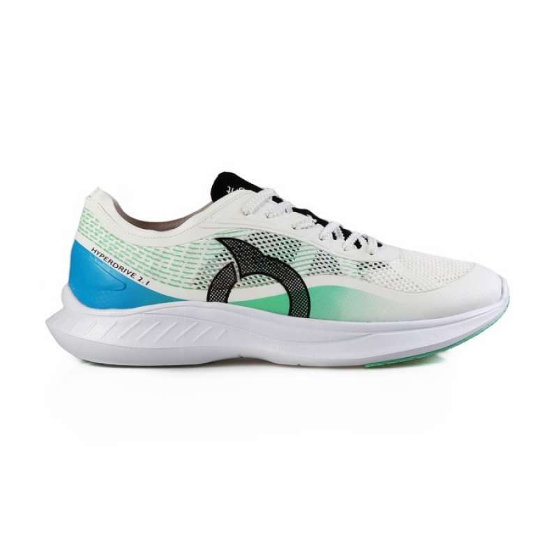 Jual Sepatu Running Ortuseight Hyperdrive 2.1 - White/aqua/cyan Di ...