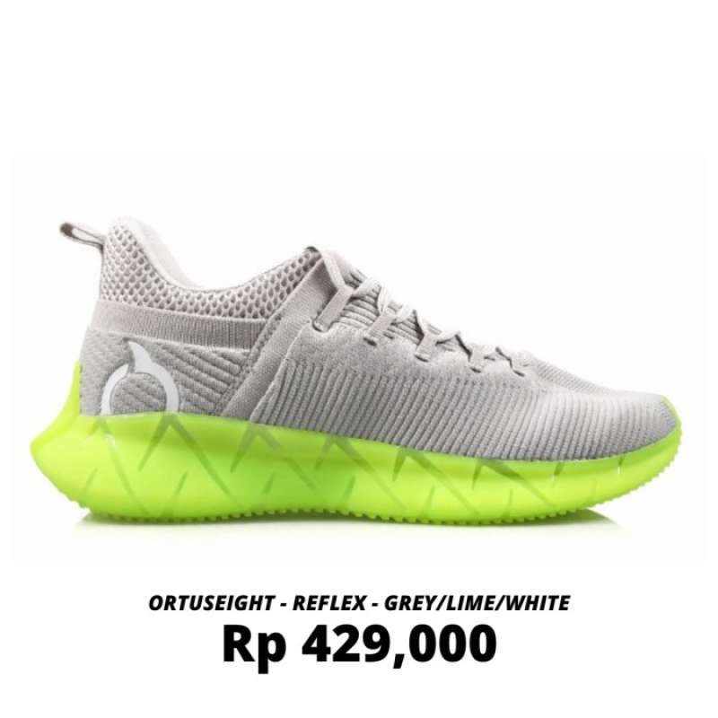Jual Sale 40% Sepatu Running Ortuseight Reflex Original - Grey Neon 40 ...