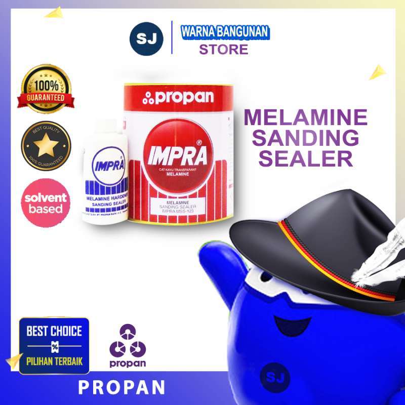 Jual Impra Melamine Sanding Sealer Mss - 123 / Menutup Pori Pori Kayu Di Seller Happy Belly Mart ...