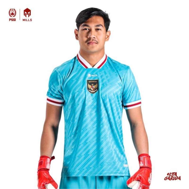 Jual Mills Timnas Indonesia Home Jersey Keeper Player Issue 1126ina ...