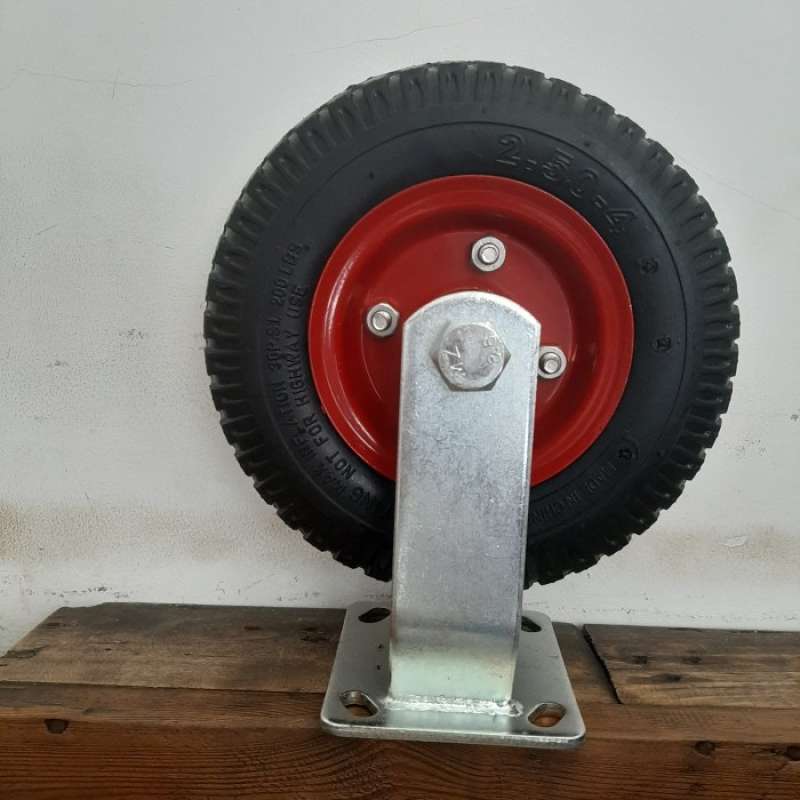 Jual Roda Trolley Pneumatic Roda Angin 8 Inch Ban Dalam Tipe Mati Di ...