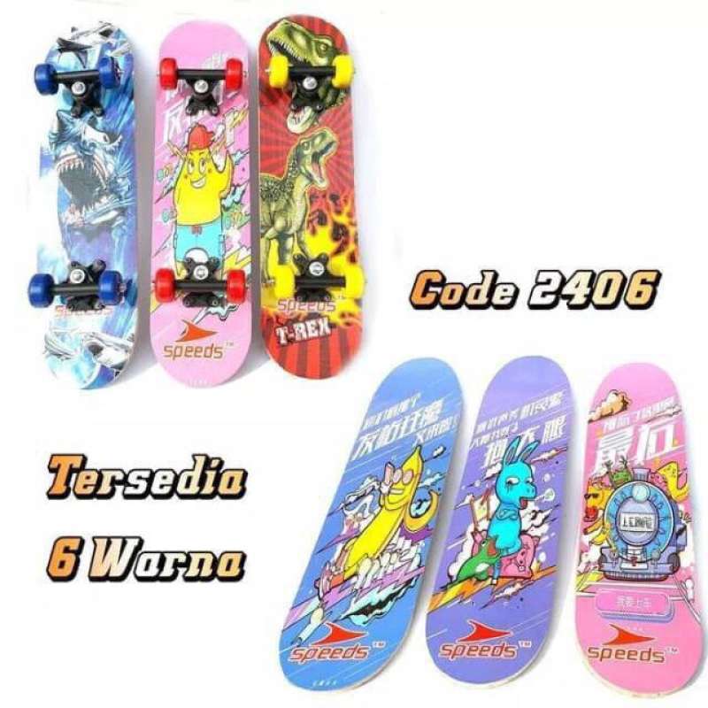 Jual Skateboard -papan Seluncur Full Set Anak2 Kids Roda Pvc 2406 Di ...