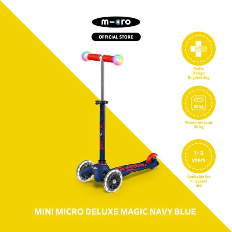 Jual Mini Micro Deluxe Magic Led Scooter - Skuter Anak - Pink Di Seller ...