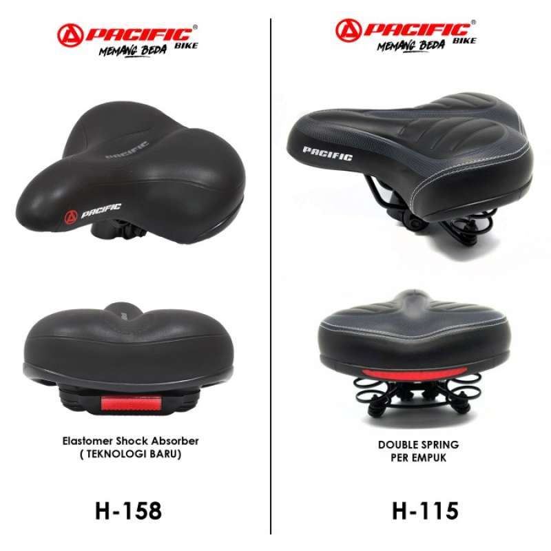 Jual Sadel Jok Pacific Per Double Spring Sepeda Lipat, Mtb, Fixie, Bmx ...