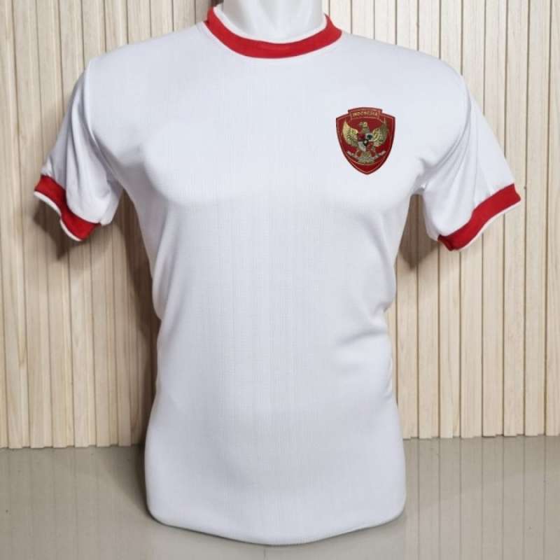 Jual Atasan Timnas Indonesia Garuda Olahraga Kaos Merah Putih Jersey Baju - Xxl Merah Di Seller ...