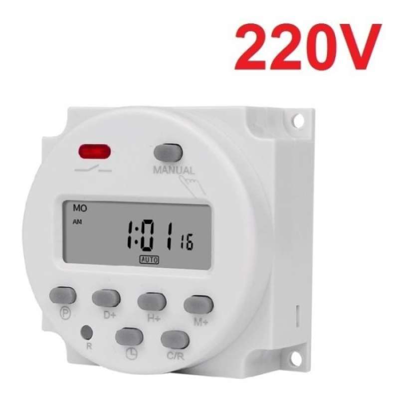Promo Timer Switch Digital Time Delay Relay 220v 12v Cn101a Untuk Lampu ...