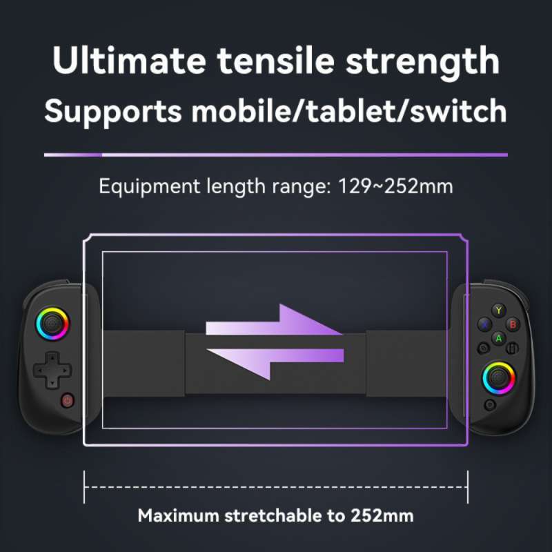 Jual Bsp D8 Gamepad Pro Rgb / Stik Controller Handheld Grip / Mobile ...