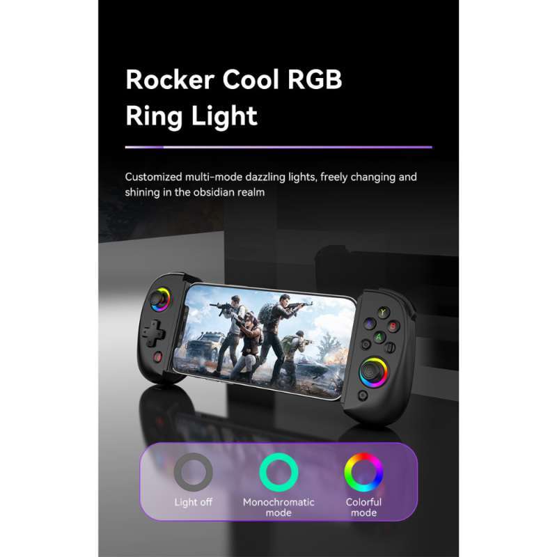 Jual Bsp D8 Gamepad Pro Rgb / Stik Controller Handheld Grip / Mobile ...