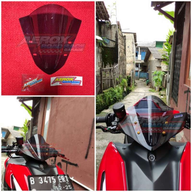 Jual Winshield Windshield New Aerox Aerox155 Jenong Tinggi By ...
