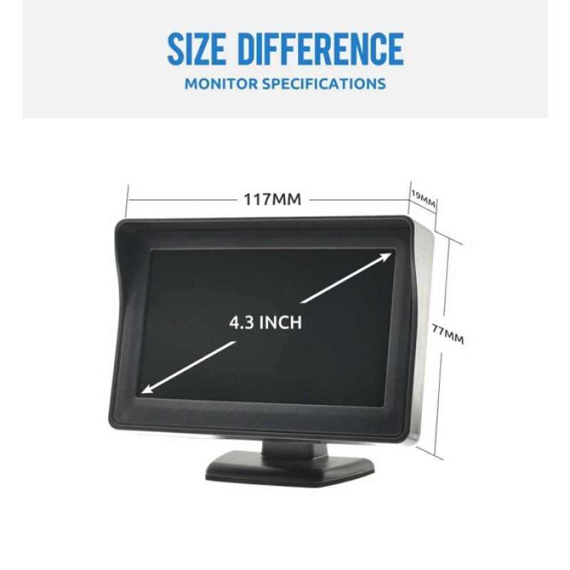 Jual Lcd Layar Monitor Mobil 7 Inch Rear View Parkir Mobil Tft Lcd C ...