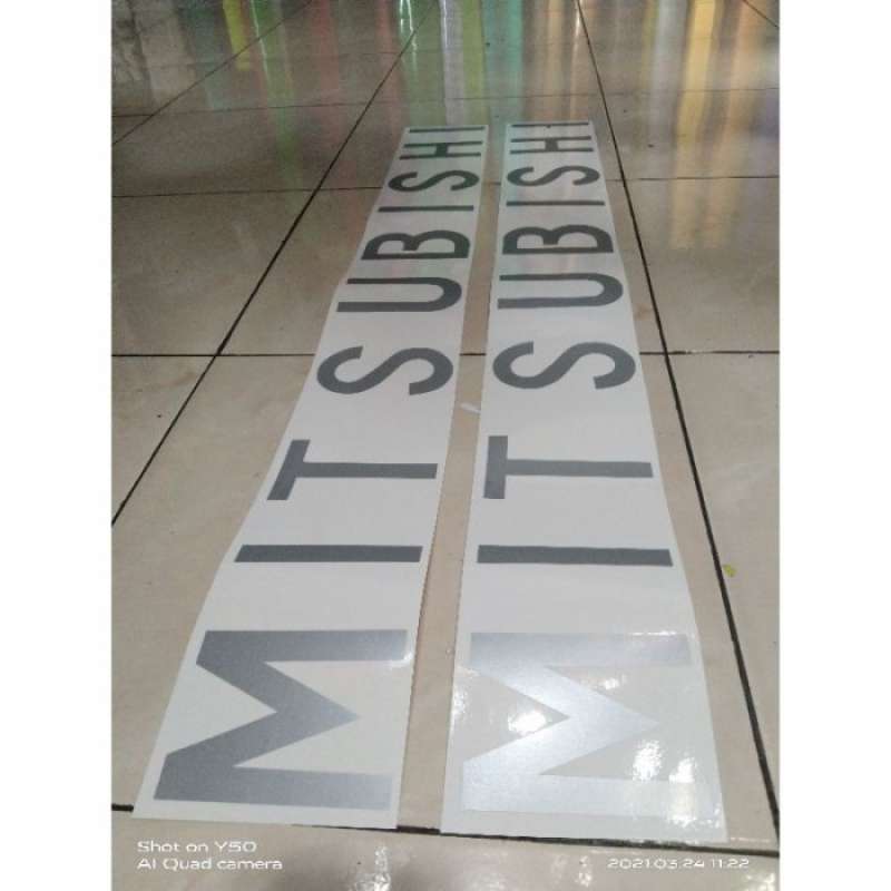 Jual Stiker Sticker Tulisan Mitsubishi Pintu Bak Belakang L300 Di ...