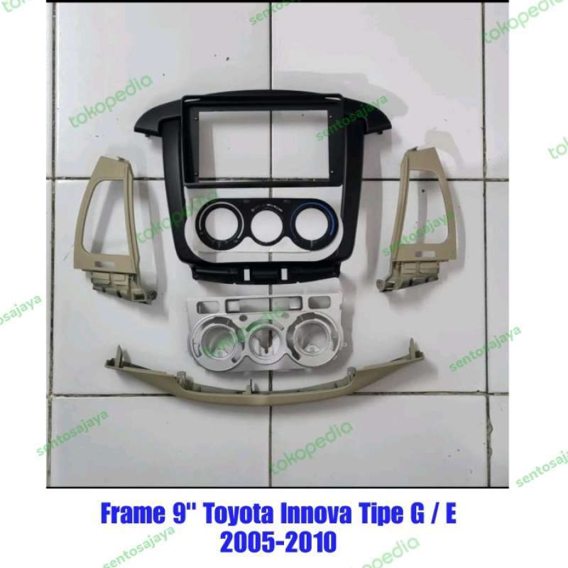 Jual Frame Head Unit Android 9 Inch Toyota Innova Tipe G/e Tahun 2005 ...
