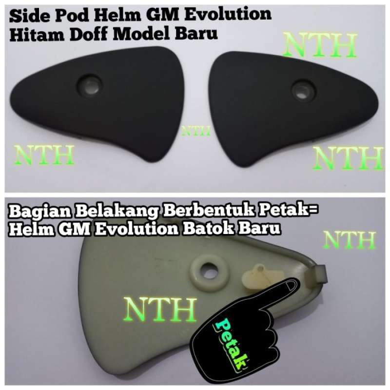 Jual Penutup Kaca Helm Gm Evolution Original Side Kuping Helm Gm ...