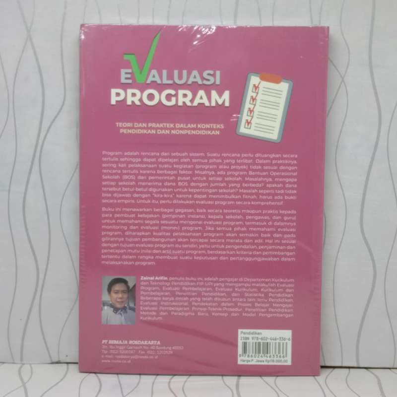 Promo Buku Evaluasi Program : Teori Dan Praktek Dalam Konteks ...
