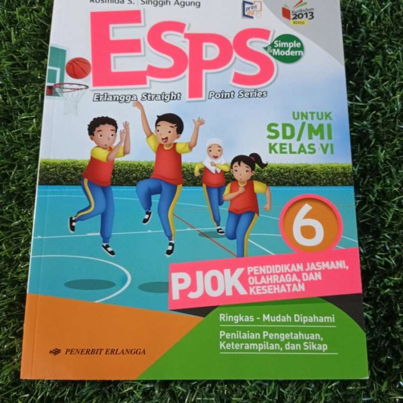 Promo Esps Pjok Kelas 6sd Erlangga Revisi Diskon 23% Di Seller ...
